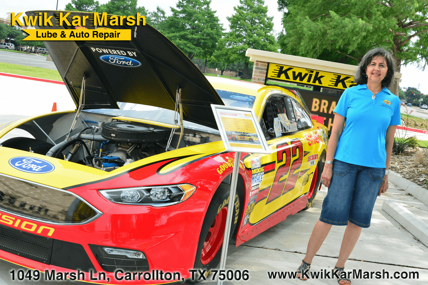 Pennzoil NASCAR Event at Kwik Kar Marsh - Kwik Kar Marsh